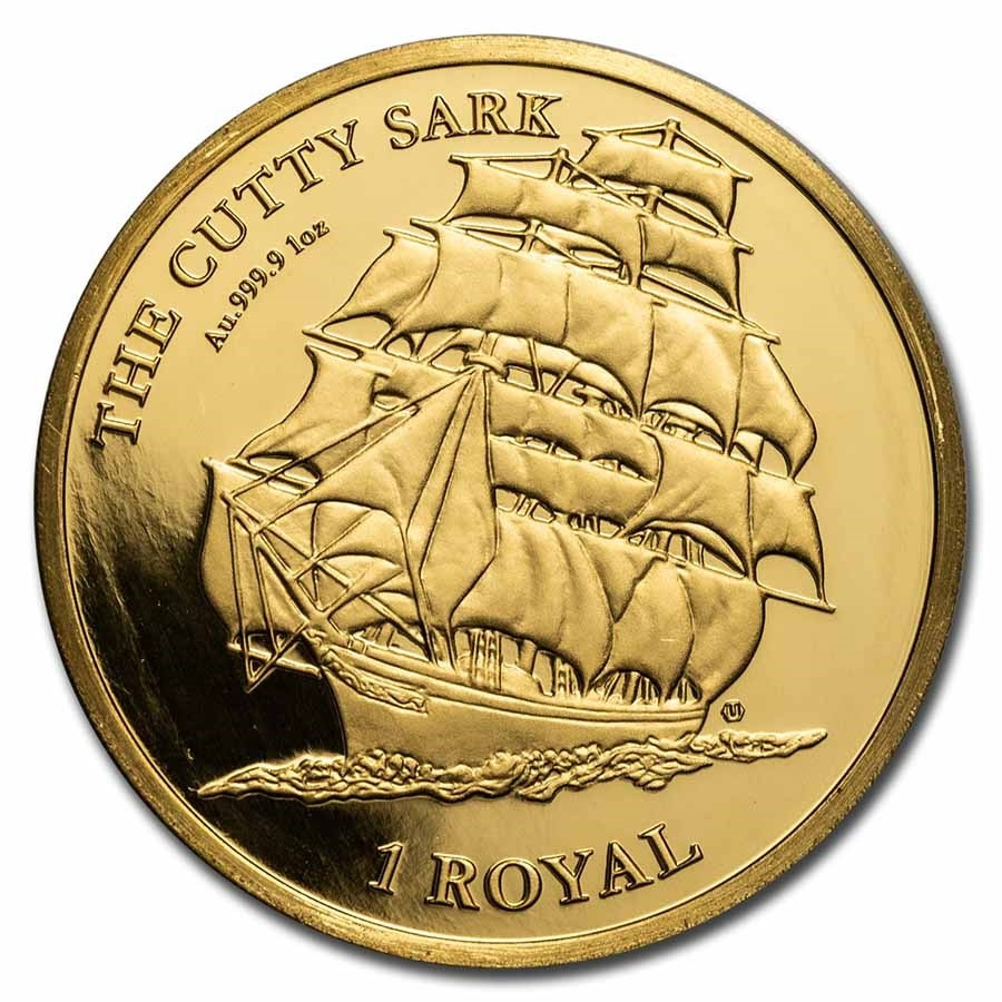 British Indian Ocean Territory 2021 CUTTY SARK Gold 1 oz BIOT