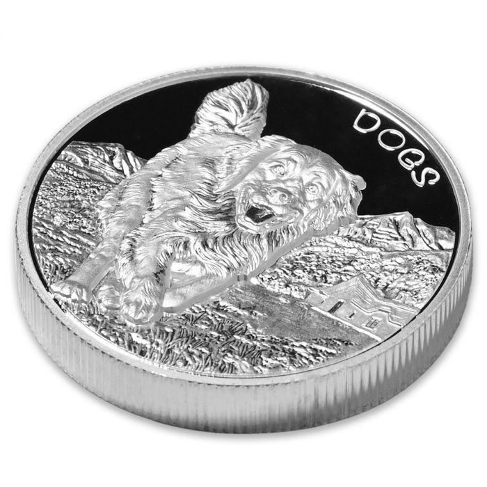 Fiji 2022 DOGS High Relief Silber 1 oz