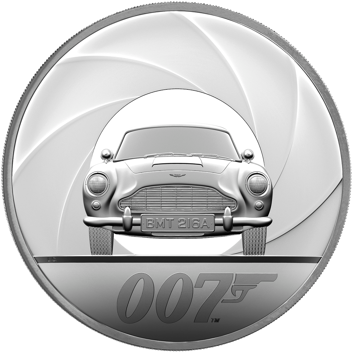 Großbritannien 2020 JAMES BOND 007 - Aston Martin Silber 1 KILO
