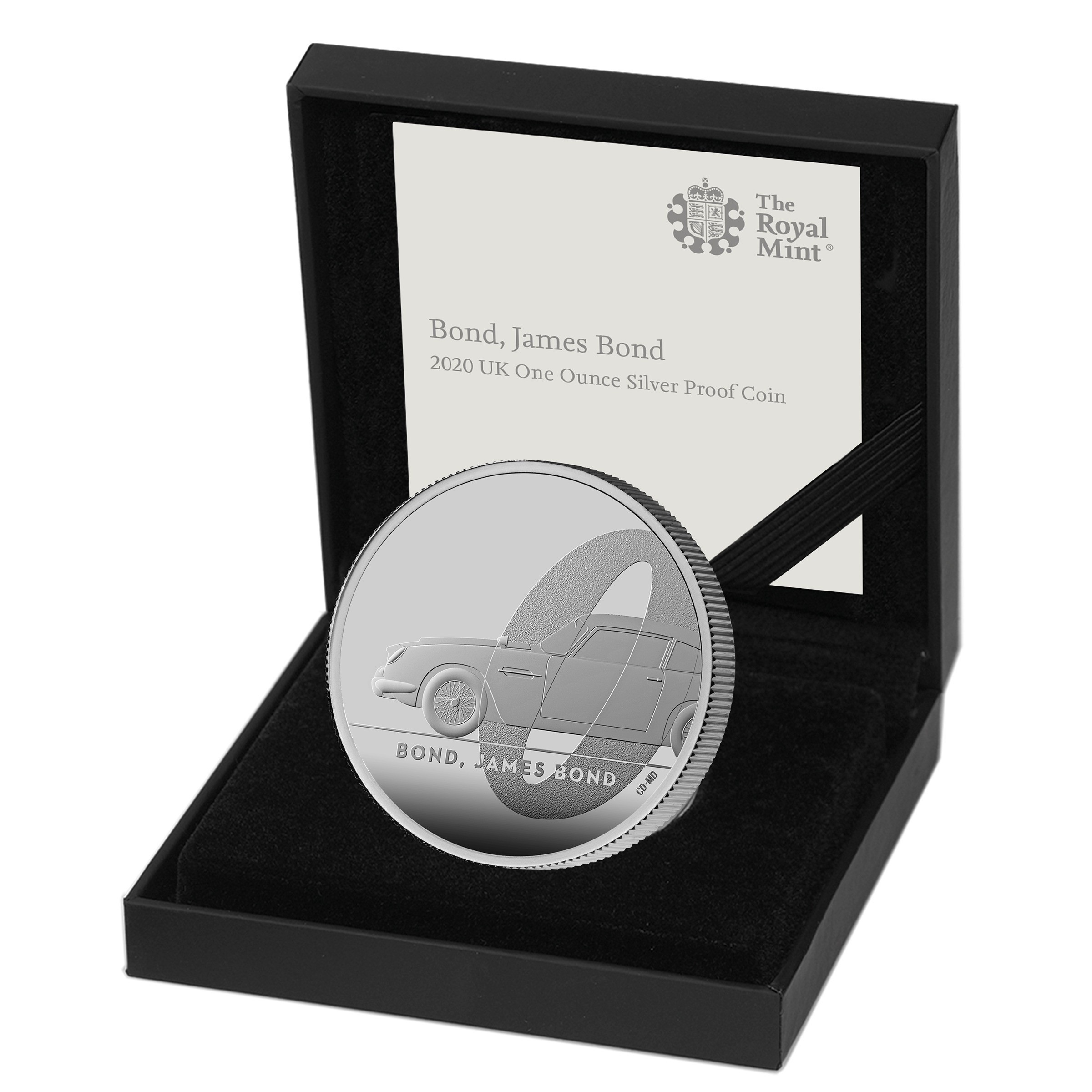Großbritannien 2020 JAMES BOND 007 - Aston Martin Silber 1 oz PP