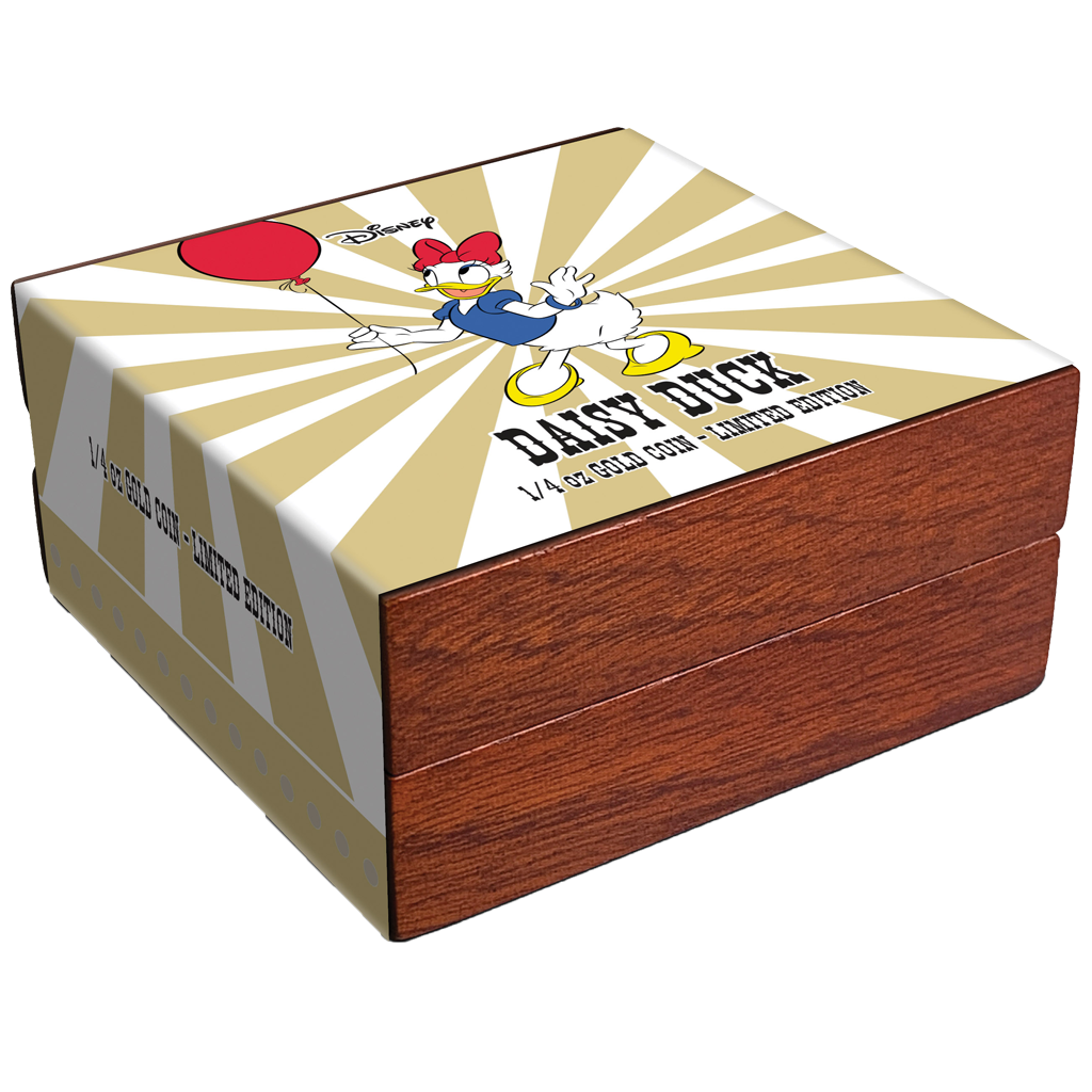 NIUE 2020 DAISY DUCK - Serie Mickey Mouse & Friends Gold 1/4 oz Auflage ...