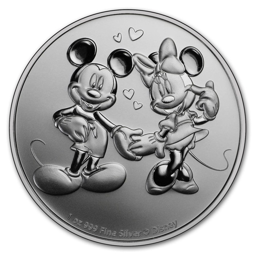 Niue 2020 Mickey & Minnie Mouse Silber 1 oz