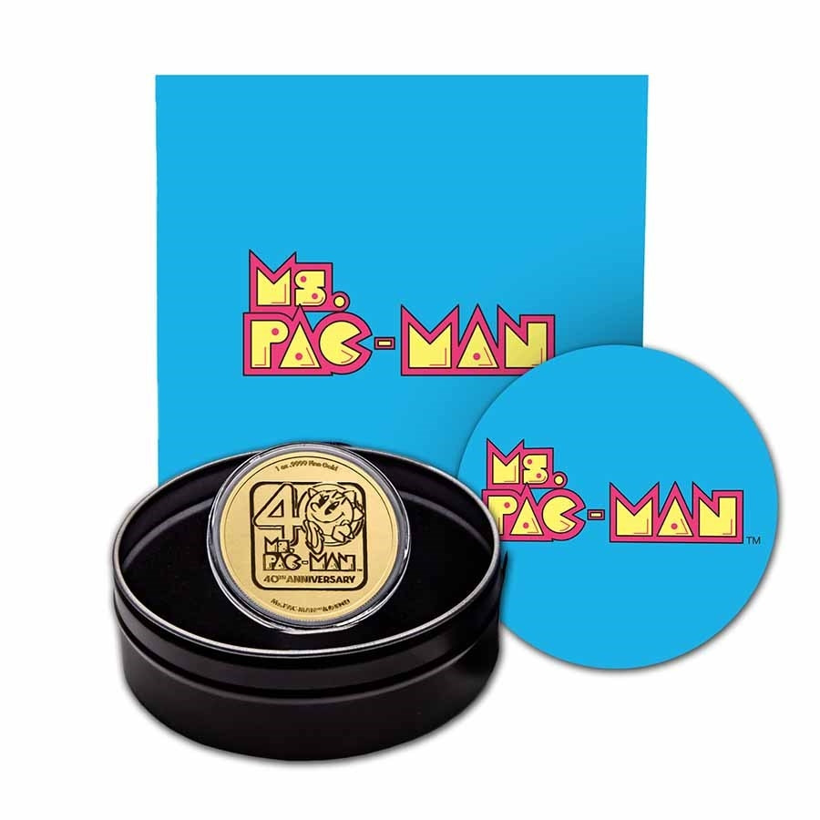 Niue 2021 40 Jahre Ms.PAC MAN Gold 1 oz