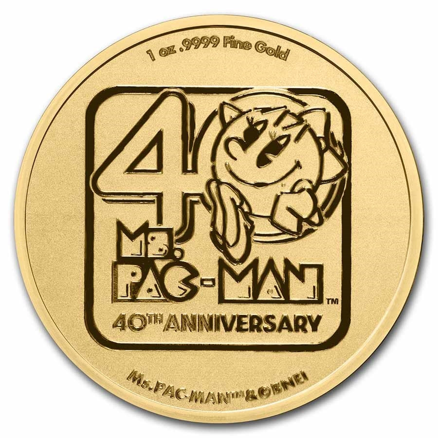 Niue 2021 40 Jahre Ms.PAC MAN Gold 1 oz