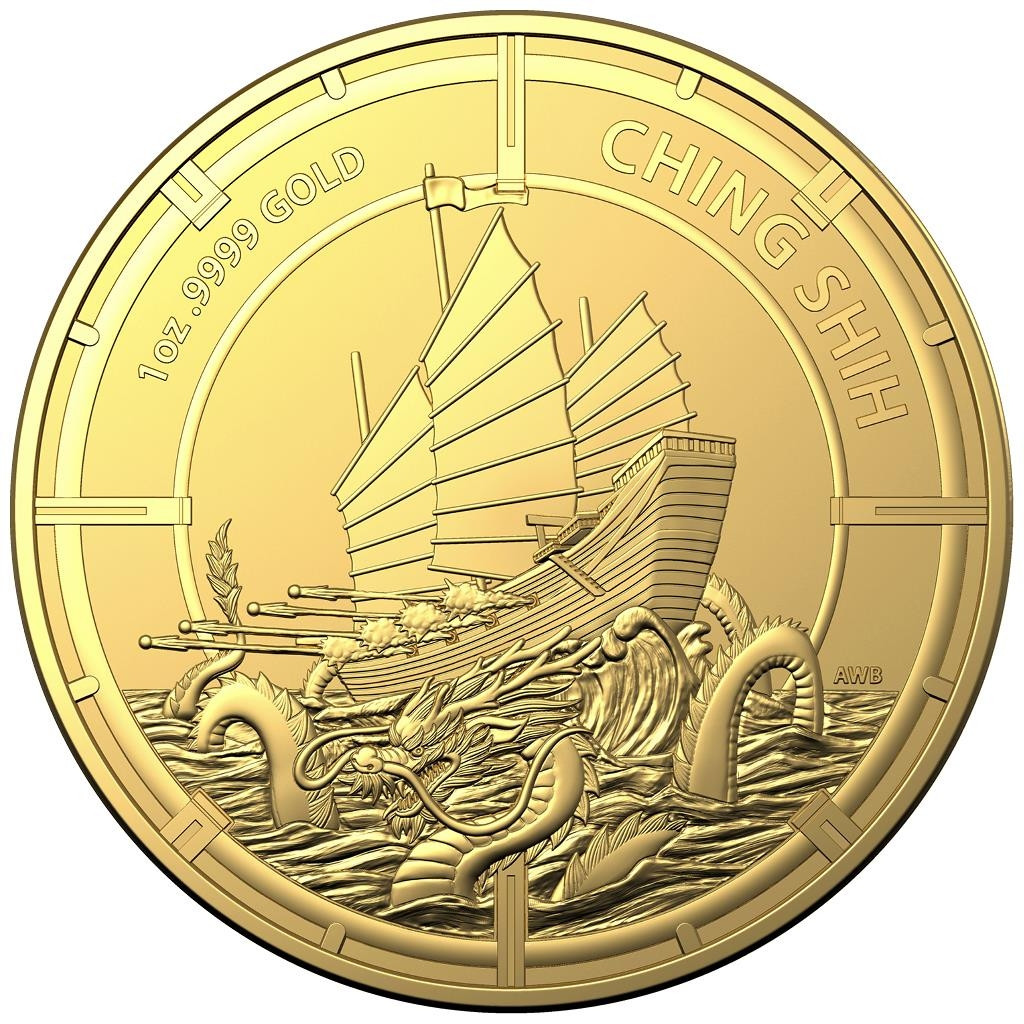 Salomon Inseln 2021 Ching Shih Gold 1 oz