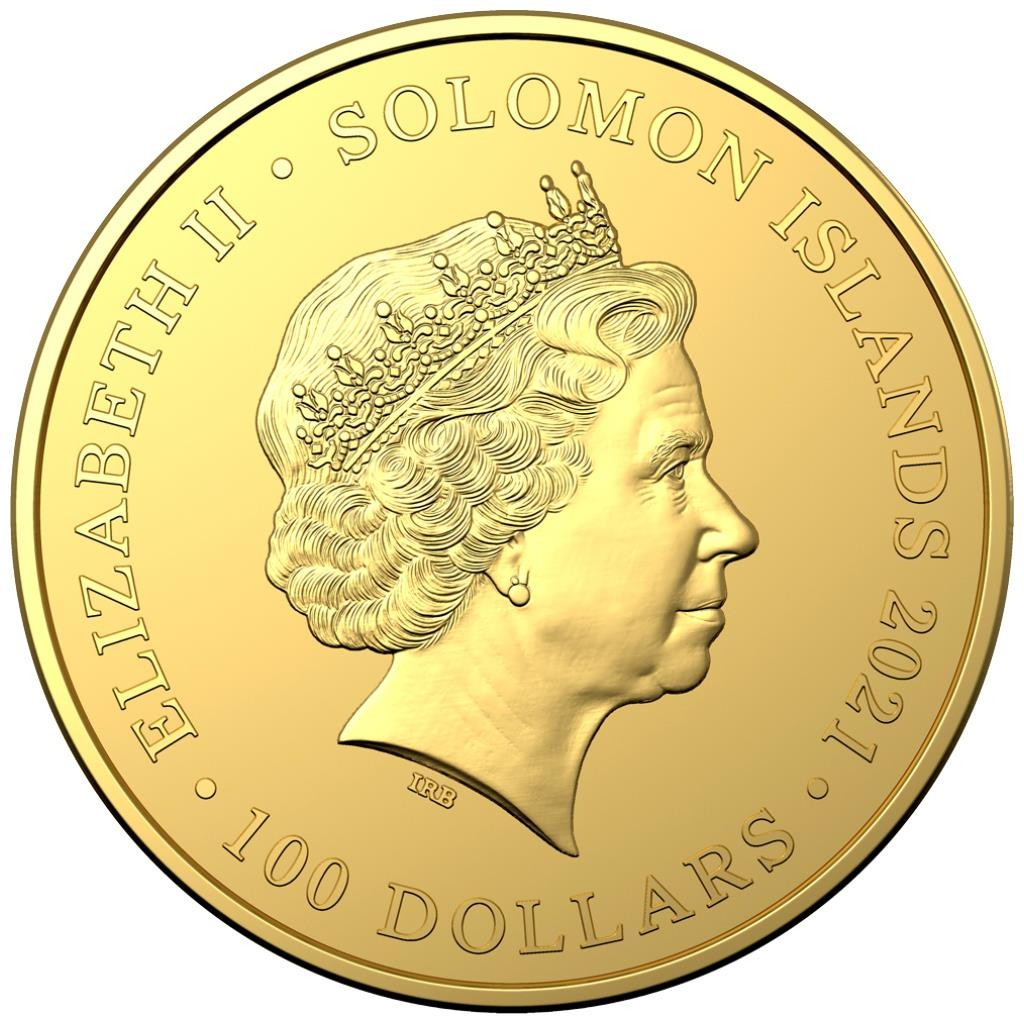 Salomon Inseln 2021 Ching Shih Gold 1 oz