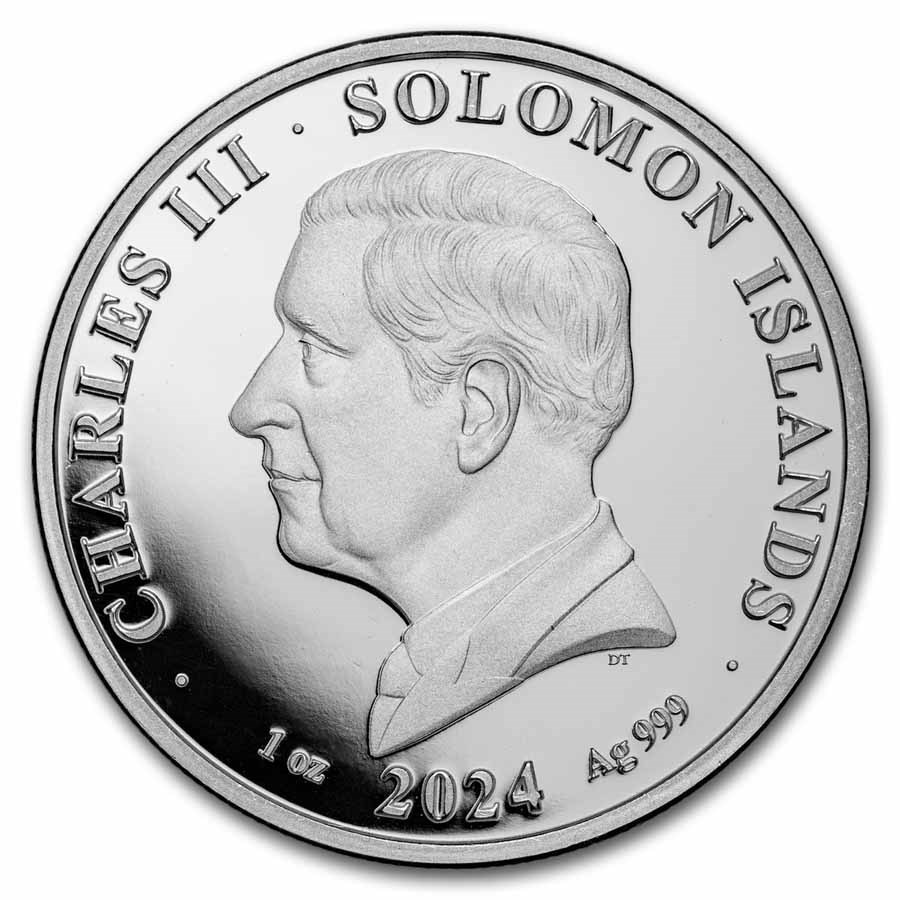Salomon Inseln 2024 Kreiszahl Pi Silber 1 oz