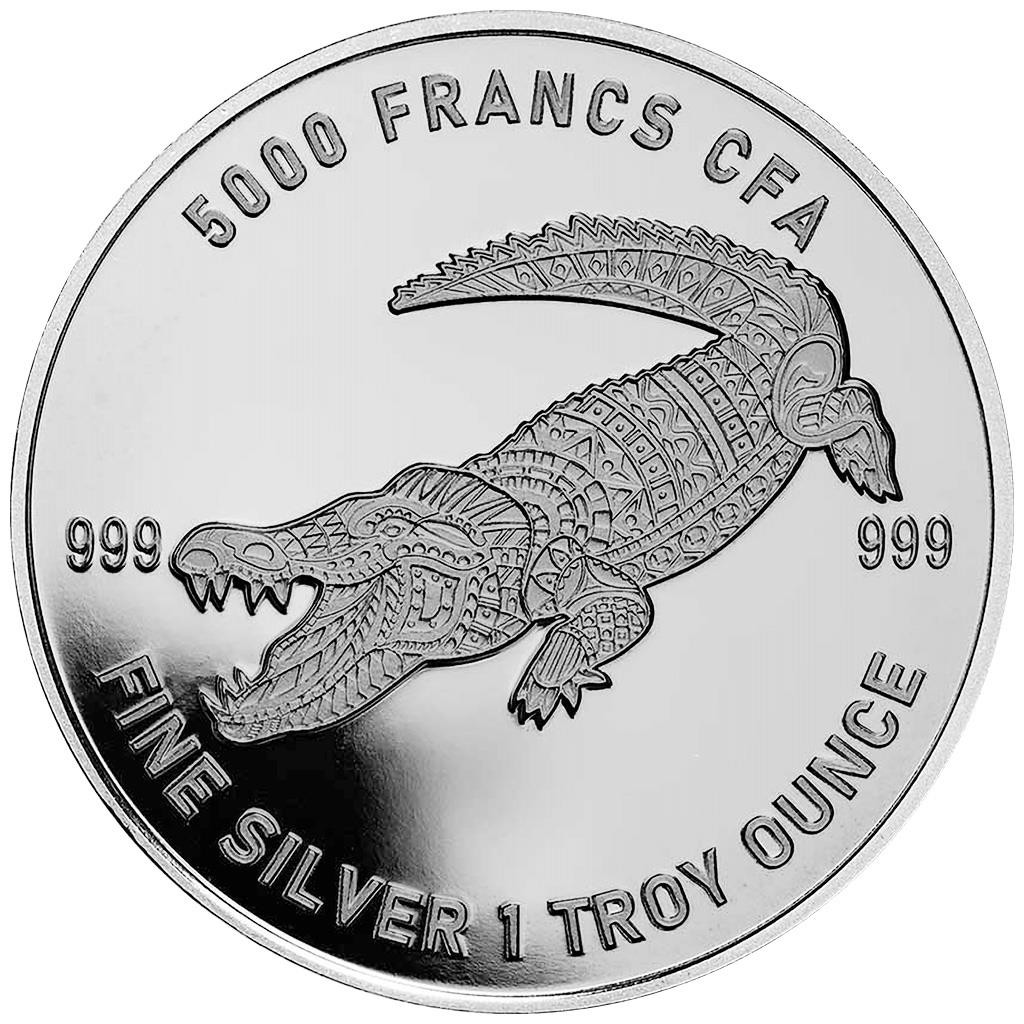 Tschad 2023 Krokodil Silber 1 oz Wert Preis