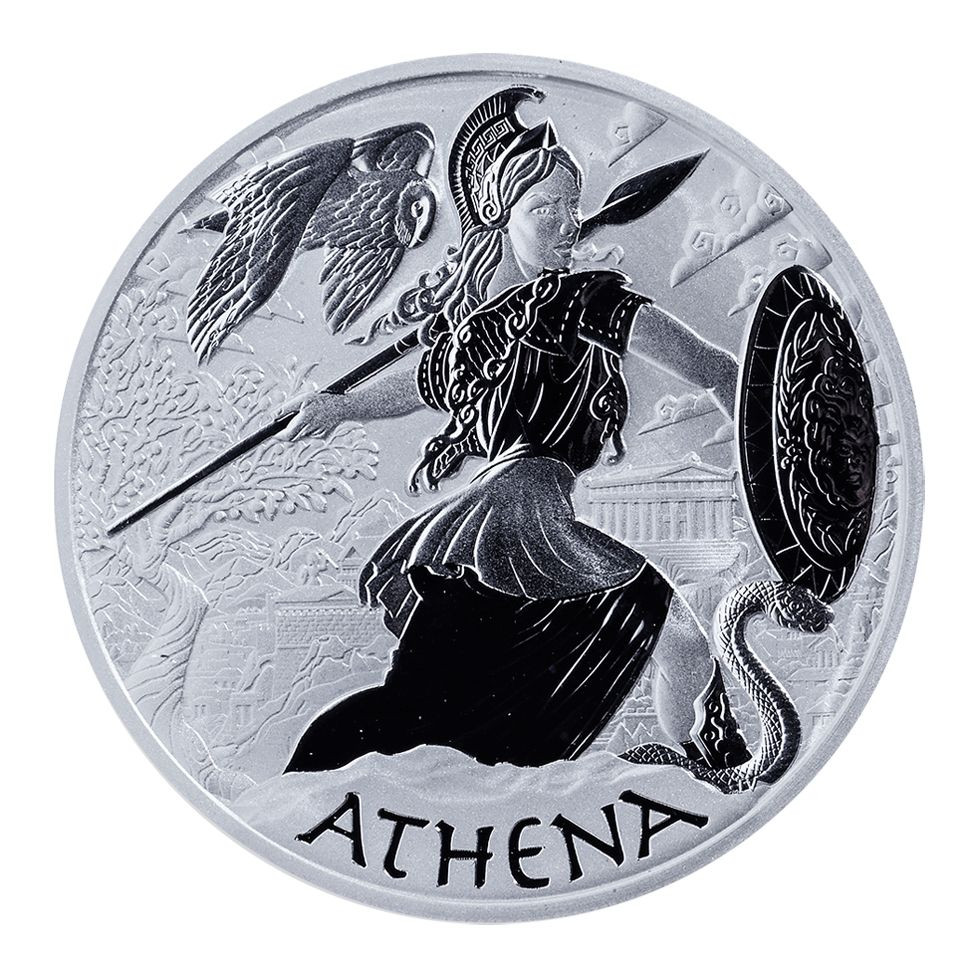 Tuvalu 2022 ATHENA - Gods of Olympus Silber 1 oz