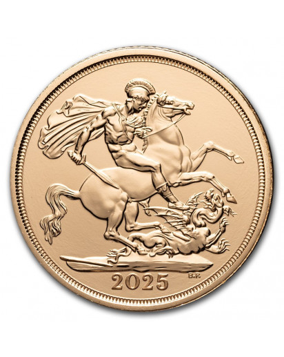 GB 2025 Sovereign Charles III. 1 Pfund Gold Wert Preis
