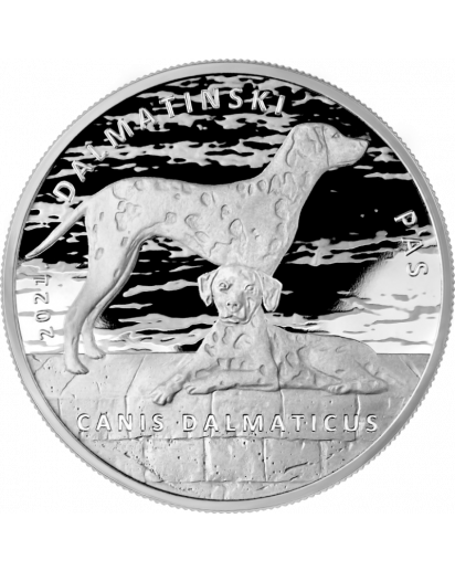 Kroatien 2021 DALMATINER - Autochthones Kroatien Silber 1 oz